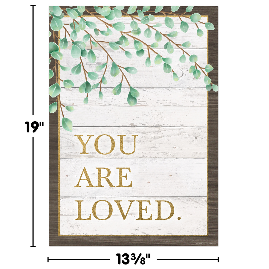 You Are Loved Positive Poster - TCR7976 | Teacher Created Resources