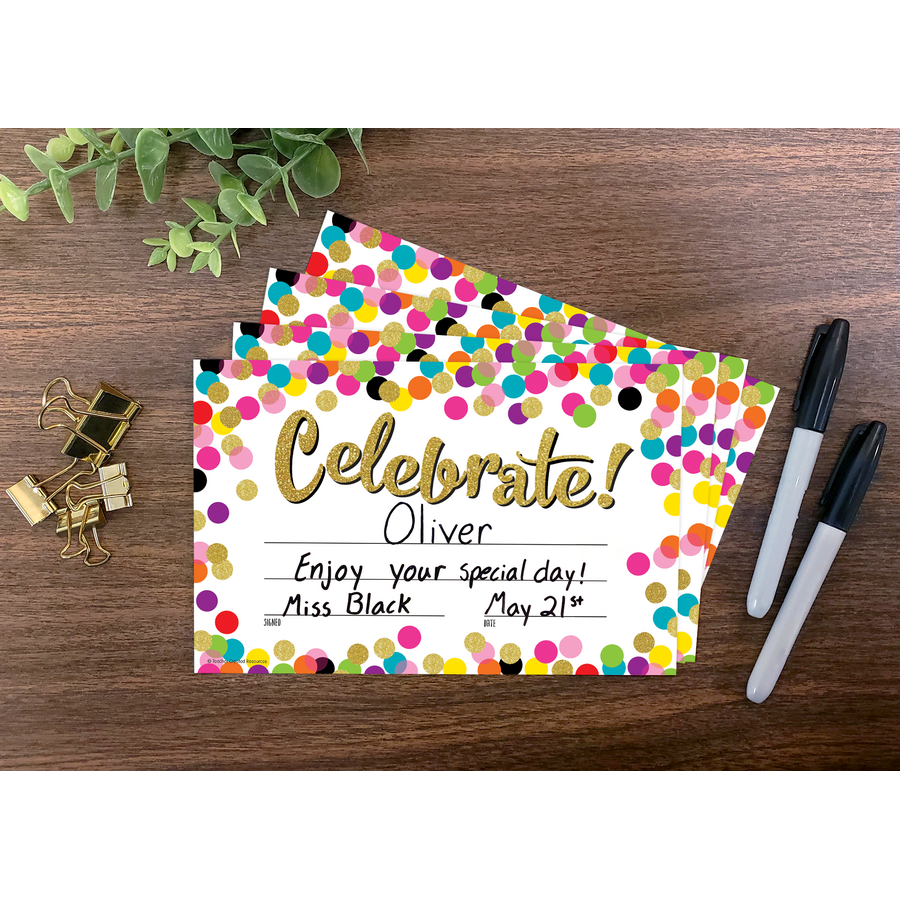 Confetti Celebrate! Awards - TCR8892 | Teacher Created Resources