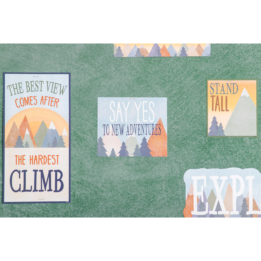 Moving Mountains Let the Adventure Begin Mini Bulletin Board - TCR9143 ...
