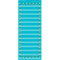Light Blue Marquee 14 Pocket Chart - TCR20773 | Teacher Created Resources