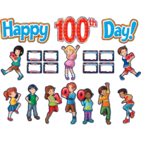 Fireworks Happy 100th Day Bulletin Board Display Set - TCR5519 ...