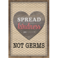 Spread Kindness Not Germs Positive Poster - TCR7511 | Teacher Created ...