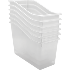 Clear Plastic Multi-Purpose Bin 6 Pack - TCR2088671 | Teacher Created ...