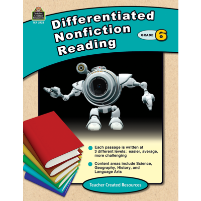 Differentiated Nonfiction Reading Grade 6 - TCR2923 | Teacher Created ...