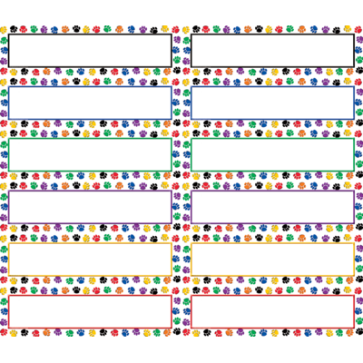 Colorful Paw Prints | Teacher Created Resources