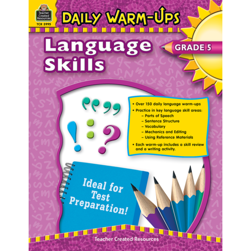 Daily Warm-Ups: Language Skills Grade 5 - TCR3995 | Teacher Created ...