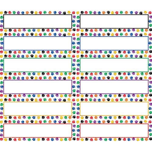 Colorful Paw Prints | Teacher Created Resources