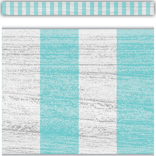 Vintage Blue Stripes Straight Border Trim - TCR8702 | Teacher Created ...