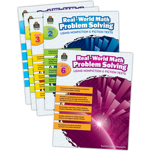 Real-World Math Problem Solving Set (5 books) - TCR9600 | Teacher ...