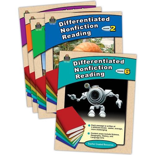 Differentiated Nonfiction Reading Set (5 bks) - TCR9990 | Teacher ...