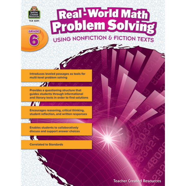 Real-World Math Problem Solving Grade 6 - TCR8391 | Teacher Created ...