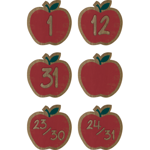 Home Sweet Classroom Apples Calendar Days - TCR8701 | Teacher Created ...