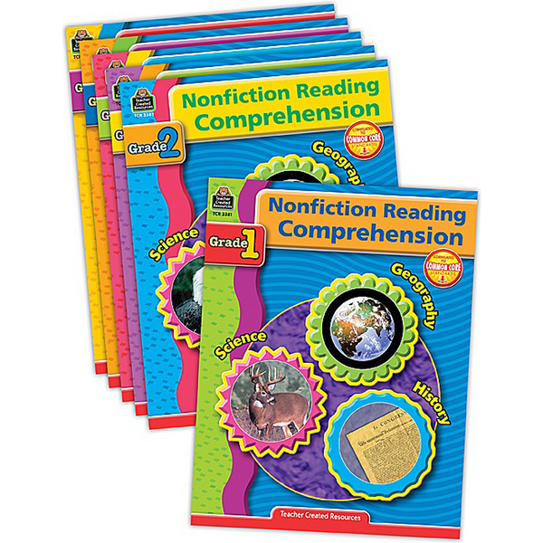 Nonfiction Reading Comprehension Set (6 books) - TCR9078 | Teacher ...