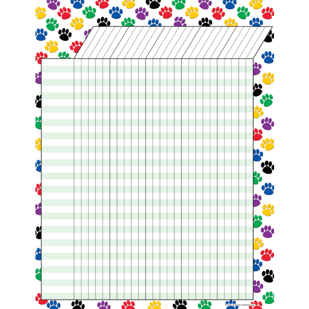 Colorful Paw Prints | Teacher Created Resources