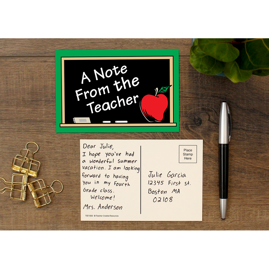 A Note From the Teacher Postcards - TCR1202 | Teacher Created Resources