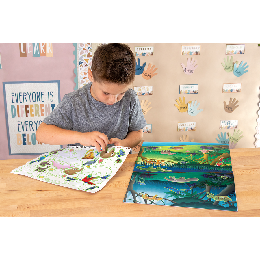 Animal Habitats Reusable Sticker Pad - TCR20113 | Teacher Created Resources