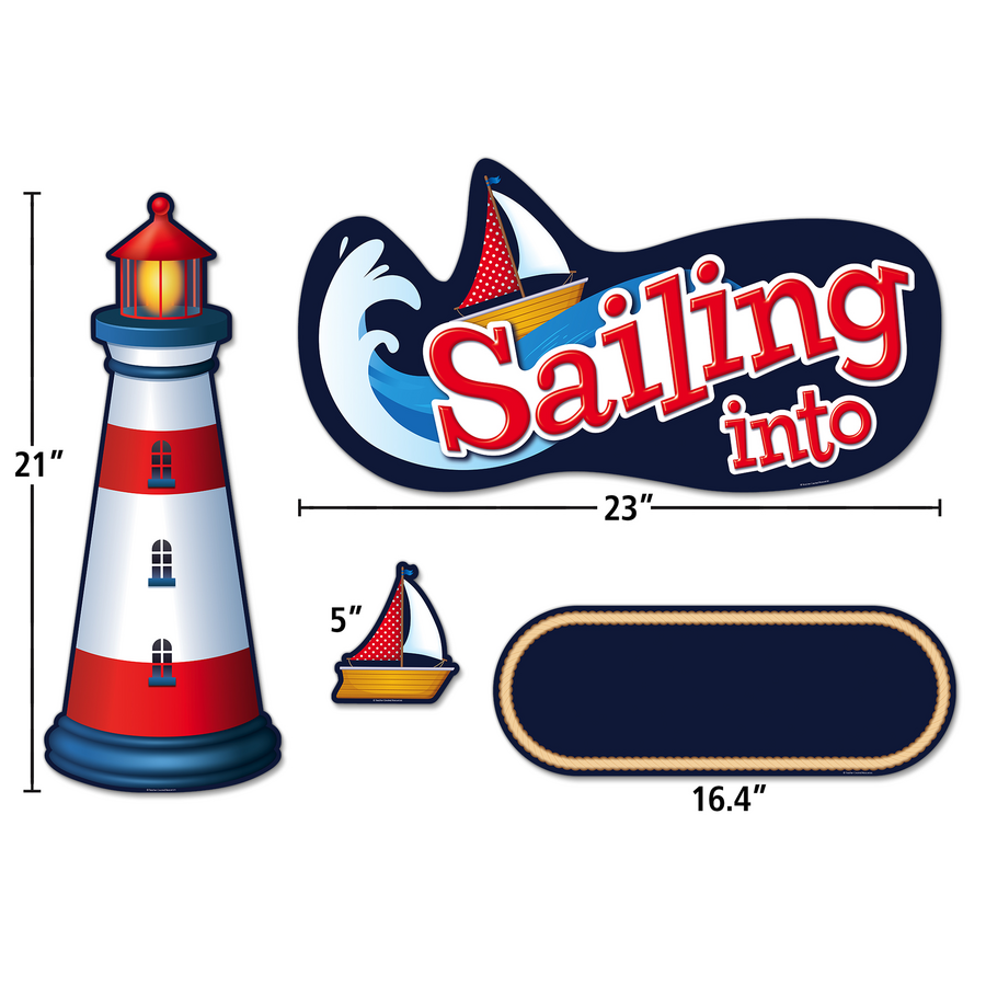 Sailing Into...Bulletin Board Display Set - TCR5440 | Teacher Created ...