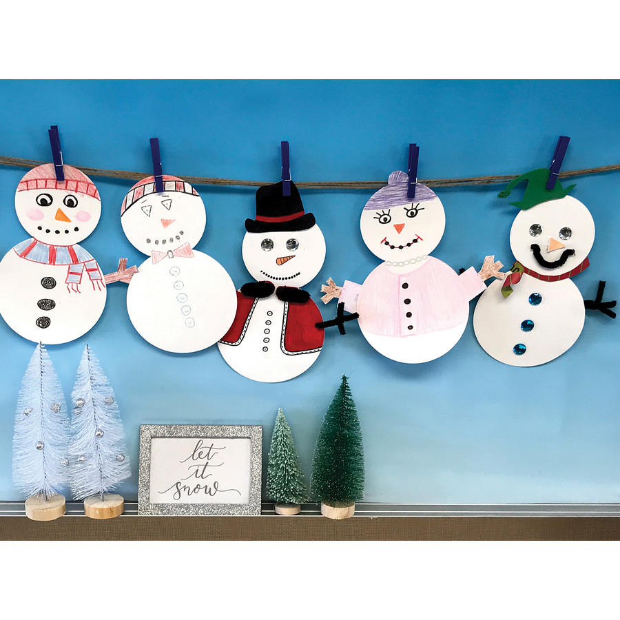 Snowman Large Accents - TCR5488 | Teacher Created Resources