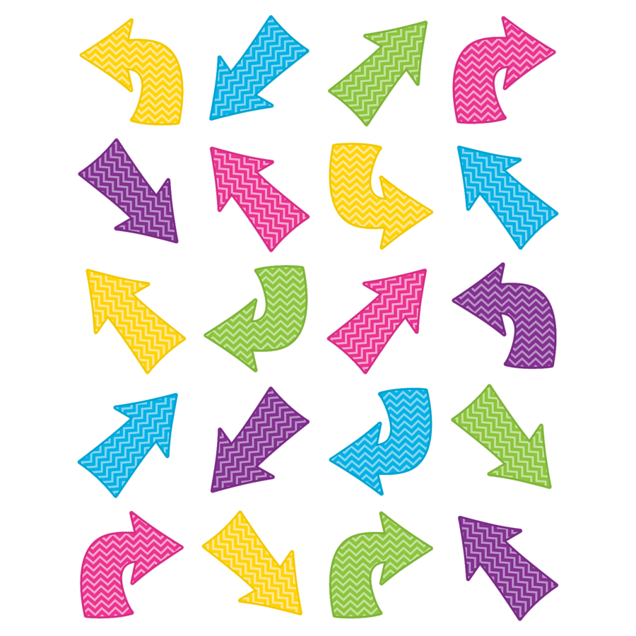 Chevron Arrows Stickers - TCR5797 | Teacher Created Resources