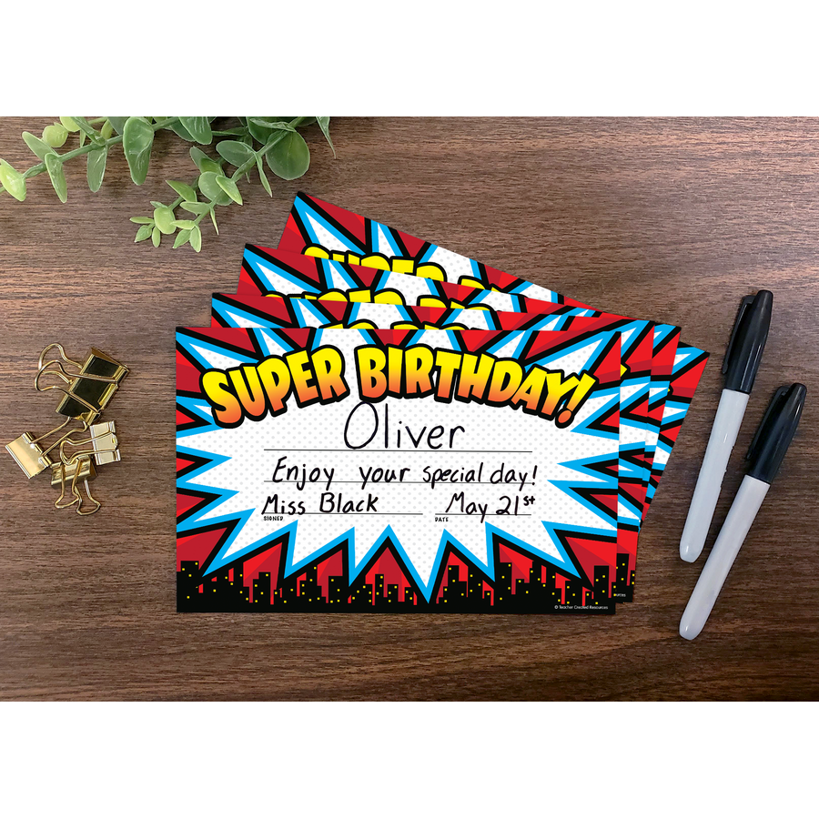 Superhero Super Birthday Awards - TCR5844 | Teacher Created Resources