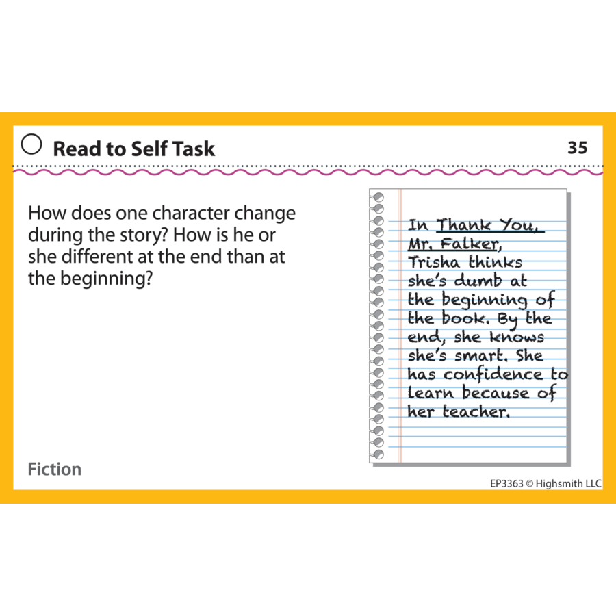 Read to Self Center Task Cards Grade 2+ - TCR63363 | Teacher Created ...