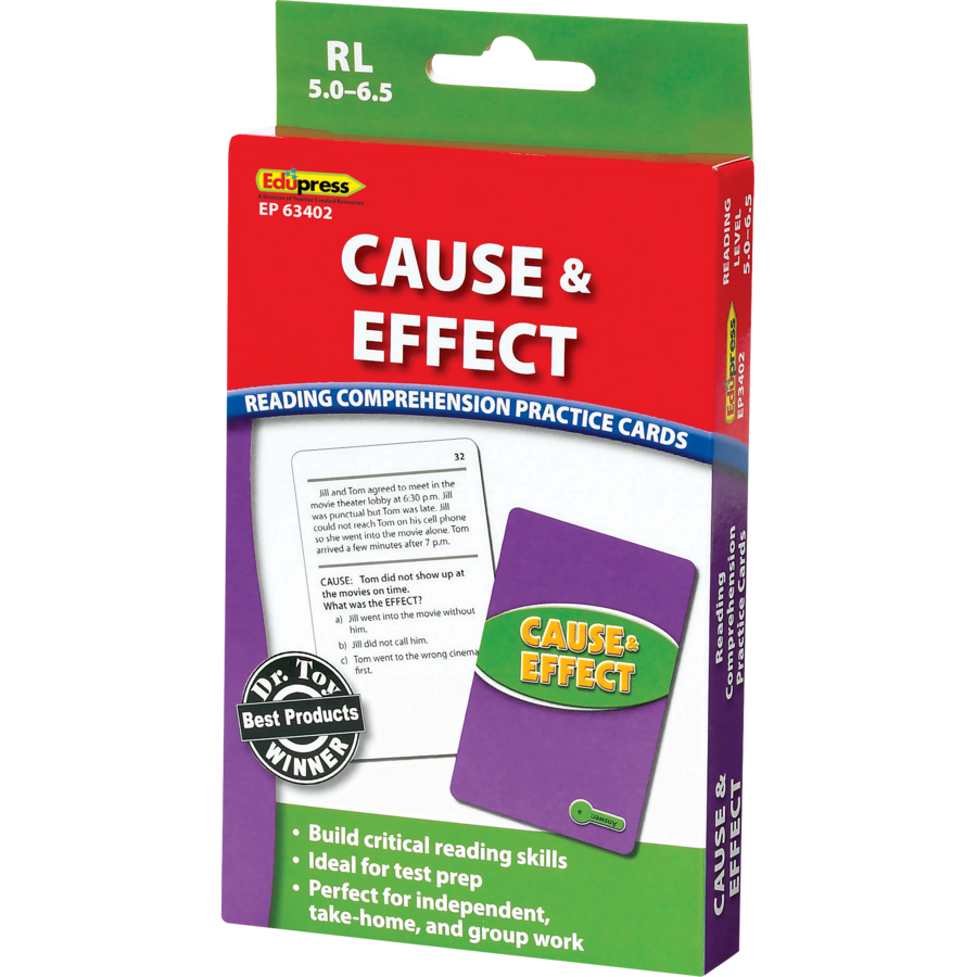 Cause & Effect Practice Cards Green Level - TCR63402 | Teacher Created ...