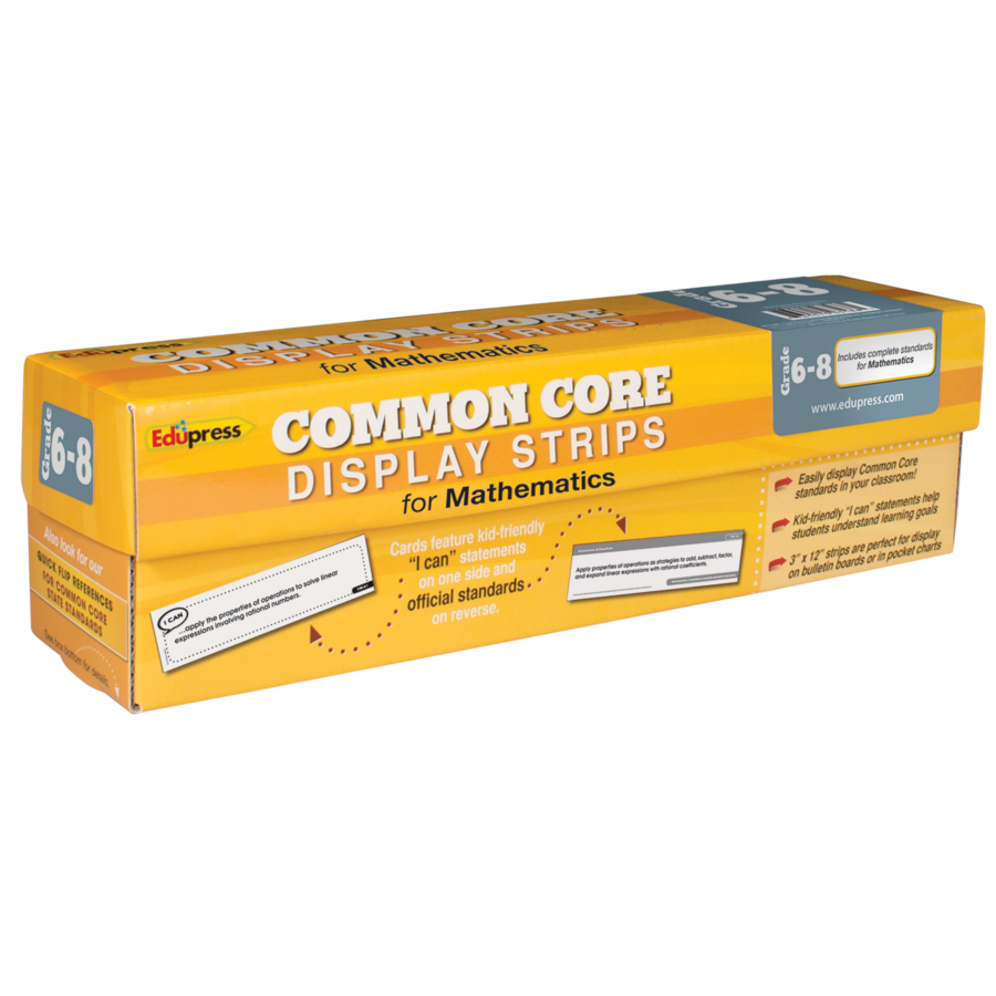 Common Core Display Strips Grade 6-8: Math - TCR63653 | Teacher Created ...