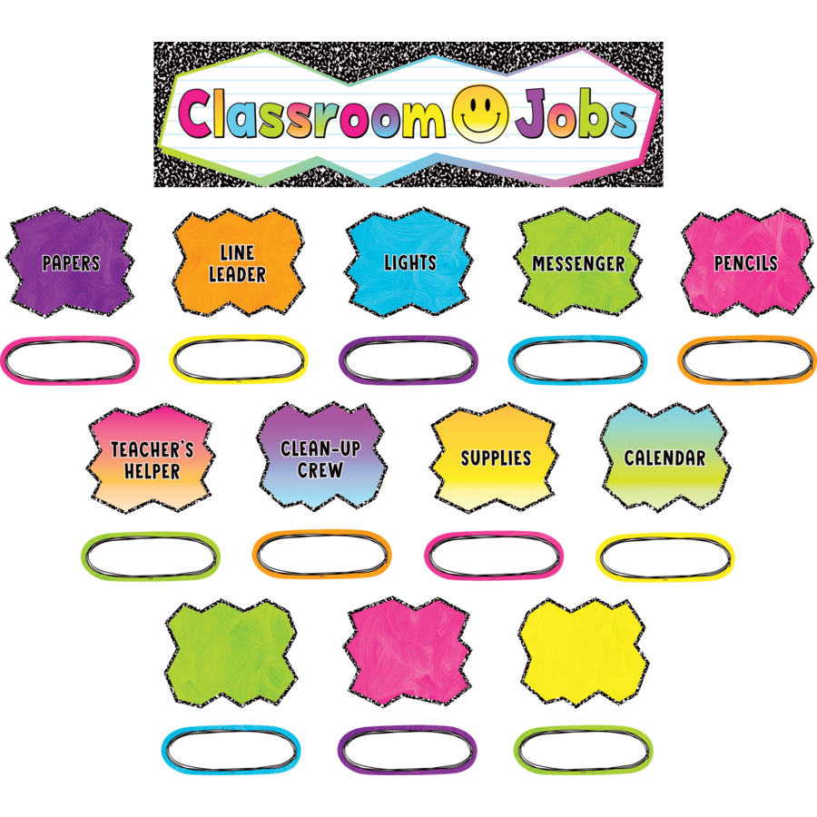 Brights 4Ever Classroom Jobs Mini Bulletin Board - TCR6925 | Teacher ...