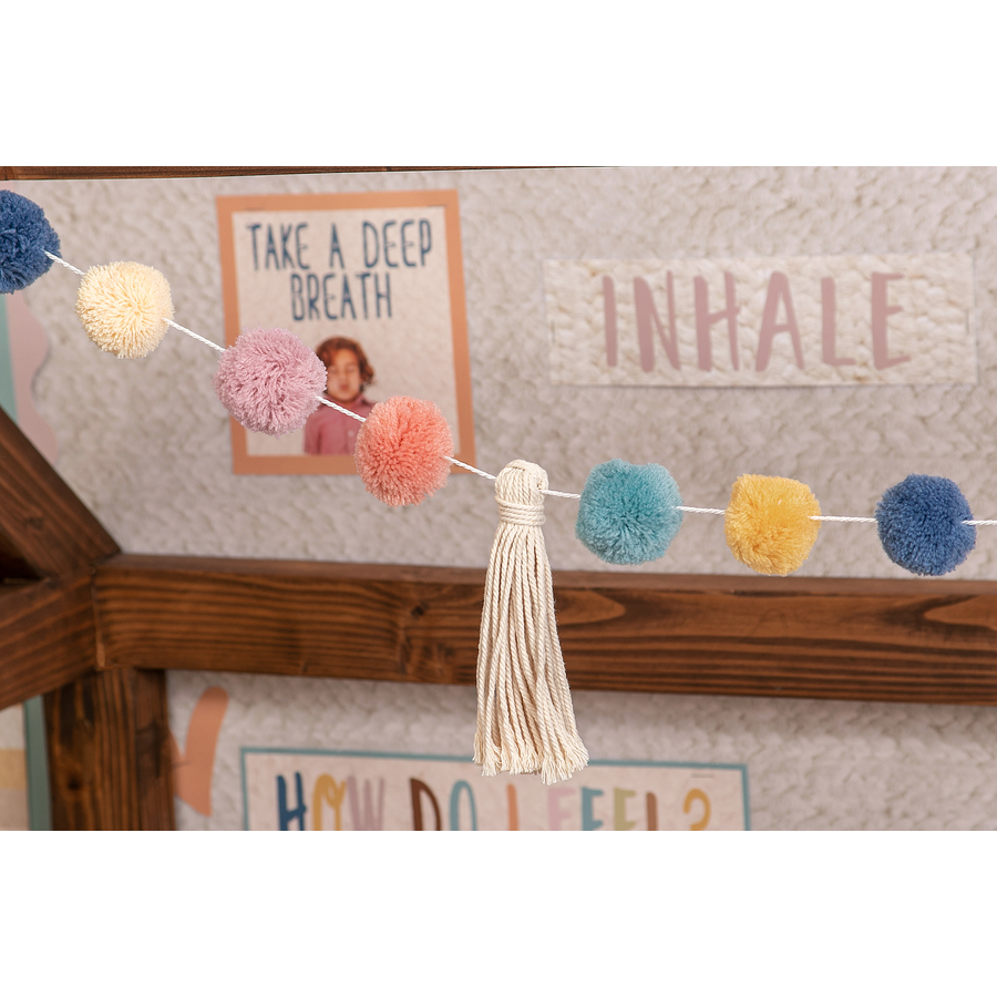 Everyone is Welcome Pom-Poms and Tassels Garland - TCR7157 | Teacher ...