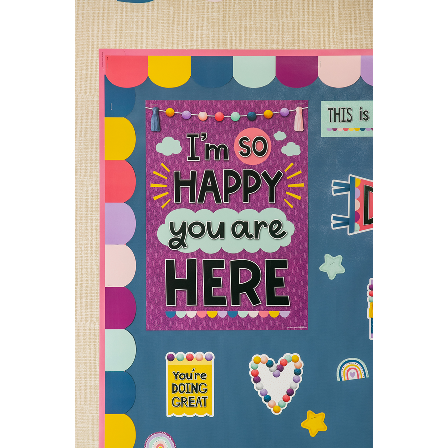 I’m So Happy You Are Here Positive Poster - TCR7445 | Teacher Created ...