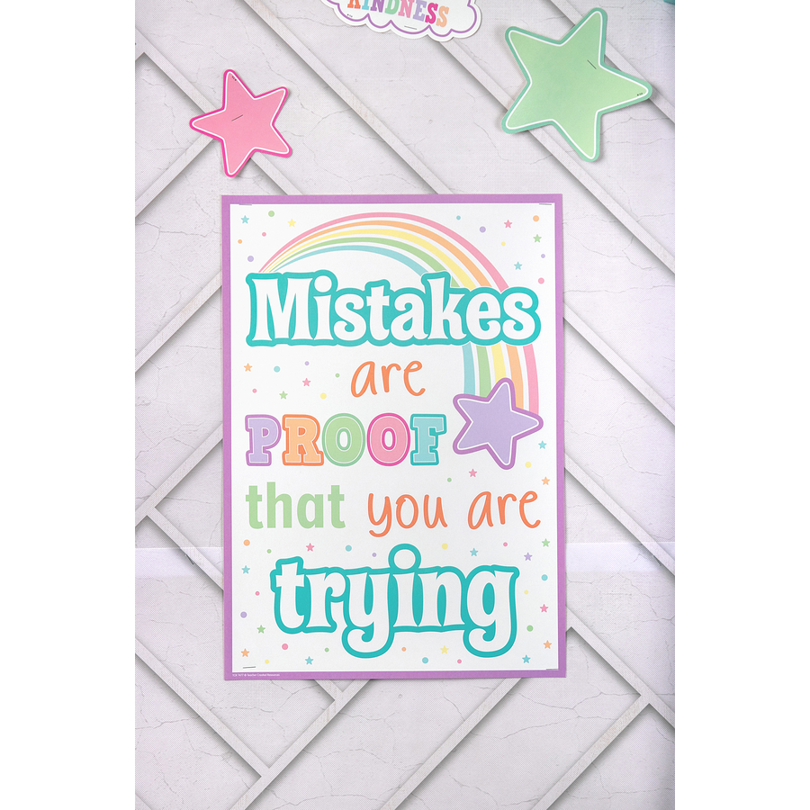 Mistakes Are Proof That You Are Trying Positive Poster - TCR7477 ...