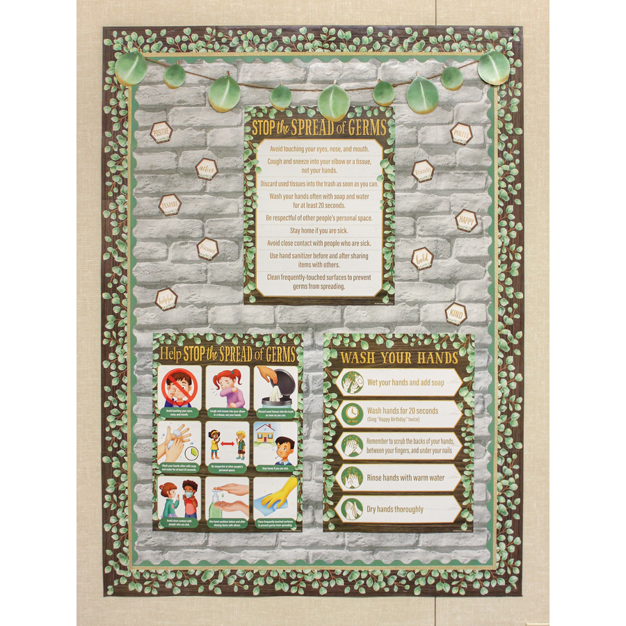 Eucalyptus Help Stop the Spread of Germs Chart - TCR7507 | Teacher ...