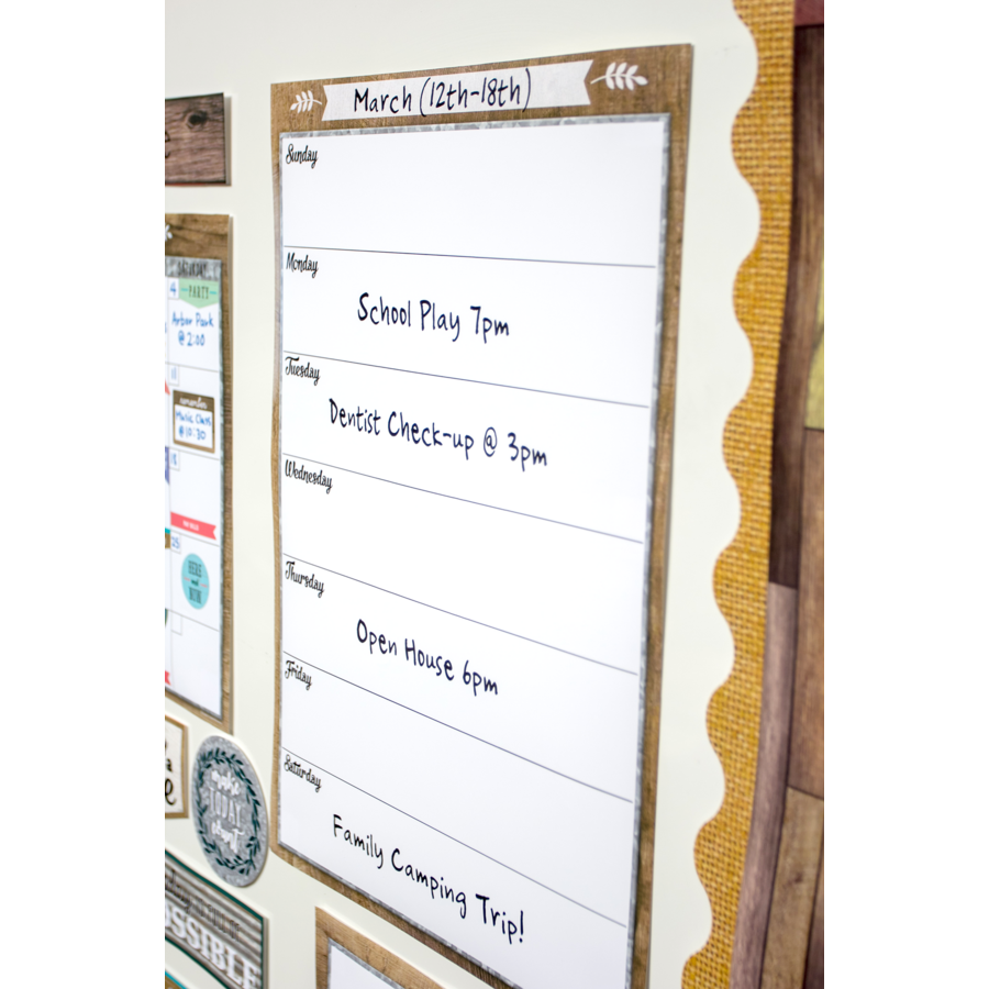 Clingy Thingies: Home Sweet Classroom Weekly Schedule - TCR77873 ...