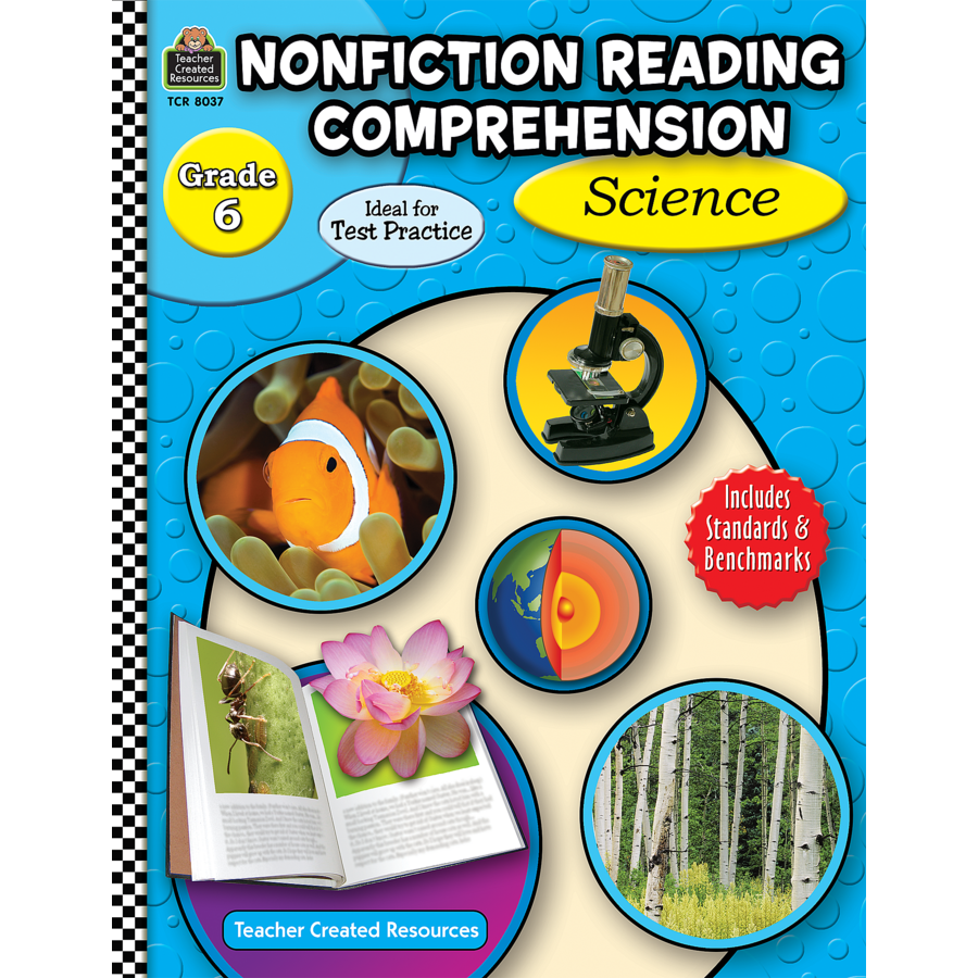 Nonfiction Reading Comprehension: Science, Grade 6 - TCR8037 | Teacher ...