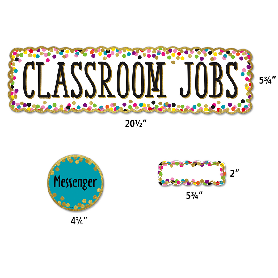 Confetti Classroom Jobs Mini Bulletin Board - TCR8802 | Teacher Created ... Confetti Classroom Jobs Mini Bulletin Board - TCR8802 | Teacher Created ...
