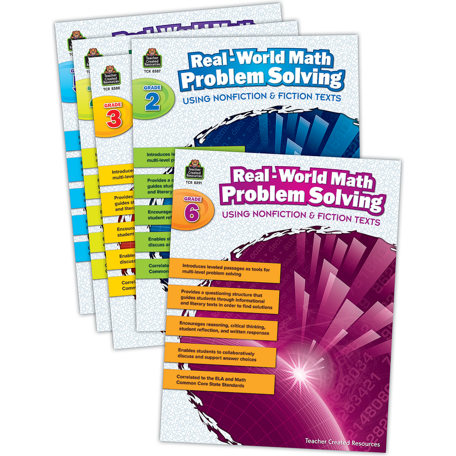 Real-World Math Problem Solving Set (5 books) - TCR9600 | Teacher ...