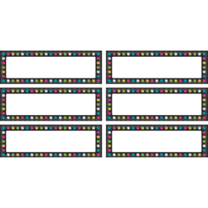 Chalkboard Brights Labels Magnetic Accents - TCR77299 | Teacher Created ...