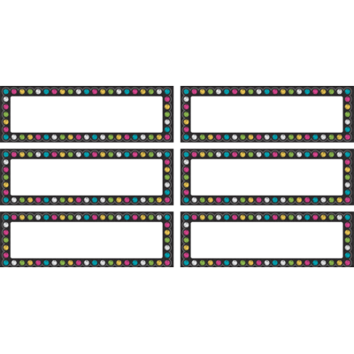 Chalkboard Brights Labels Magnetic Accents - TCR77299 | Teacher Created ...