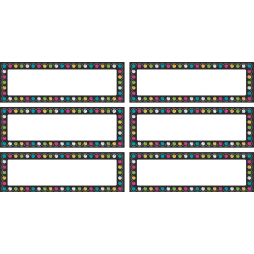 Chalkboard Brights Labels Magnetic Accents - TCR77299 | Teacher Created ...