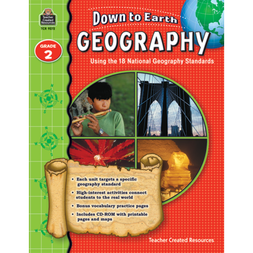 Down to Earth Geography, Grade 2 - TCR9272 | Teacher Created Resources