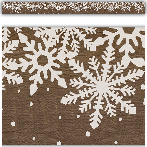 Home Sweet Classroom Winter Straight Border Trim - TCR8723 | Teacher ...