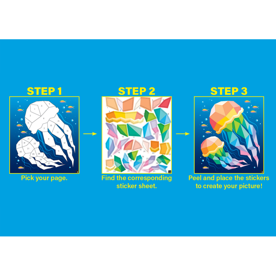 Ocean Life Modern Mosaics Stick to the Numbers - TCR10324 | Teacher ...