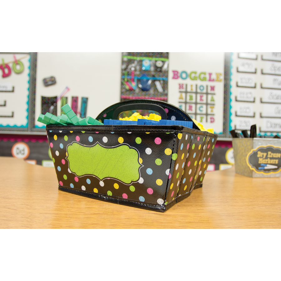 Chalkboard Brights Storage Caddy - TCR20788 | Teacher Created Resources