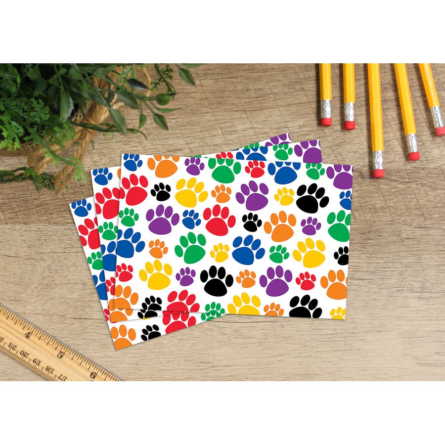 Colorful Paw Prints