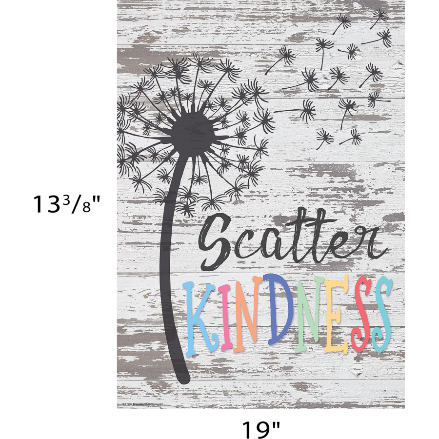 Scatter Kindness Positive Poster - TCR7500 | Teacher Created Resources