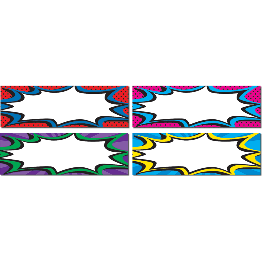 Superhero Labels Magnetic Accents - TCR77294 | Teacher Created Resources