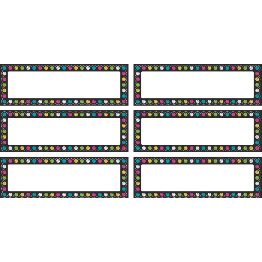 Chalkboard Brights Labels Magnetic Accents - TCR77299 | Teacher Created ...
