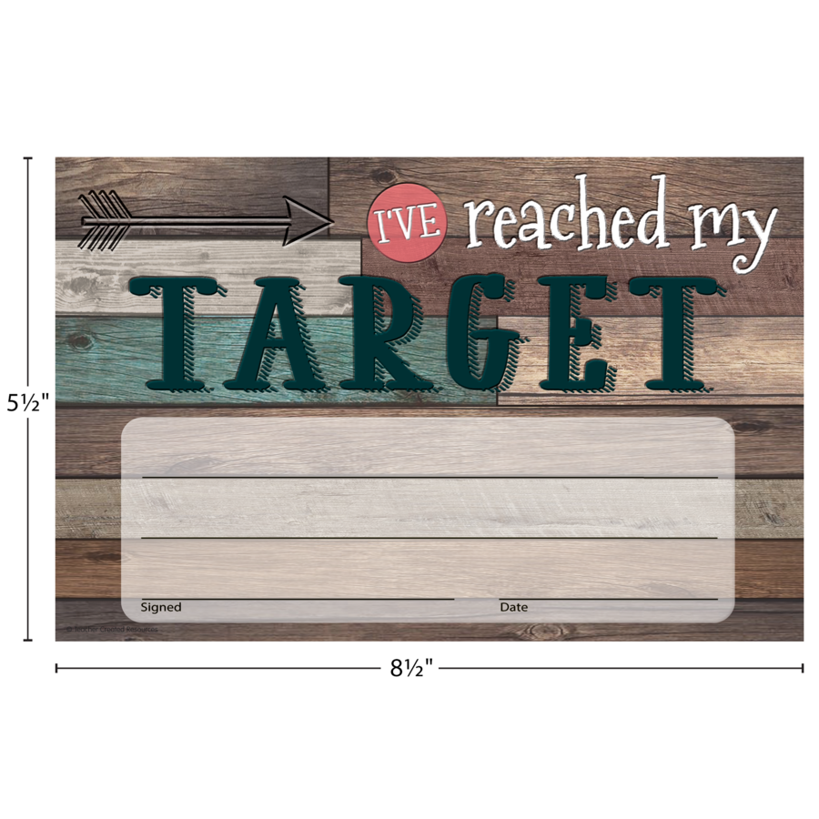 Home Sweet Classroom I've Reached My Target Awards - TCR8821 | Teacher ...