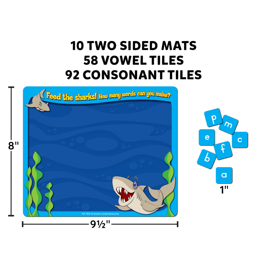 Word Shark: Short Vowels Game - TCR7805 | Teacher Created Resources