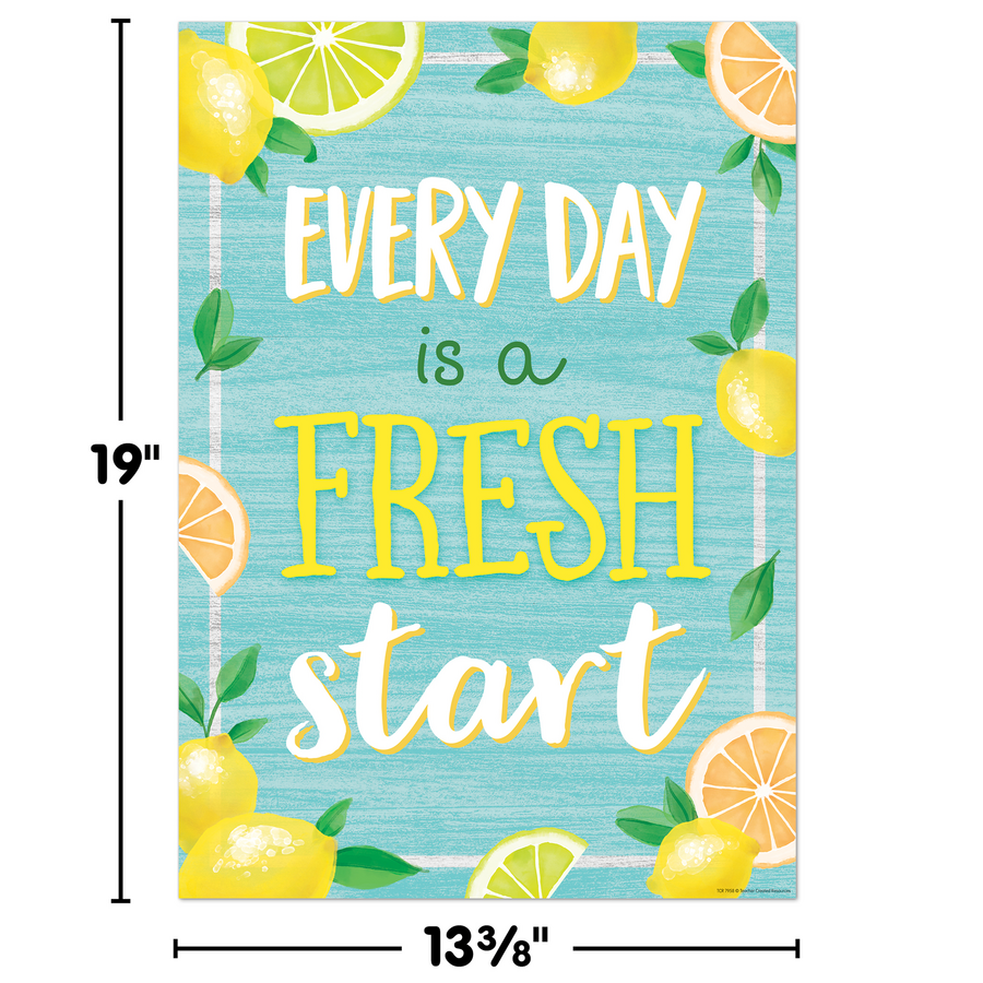 Every Day is a Fresh Start Positive Poster - TCR7958 | Teacher Created ...